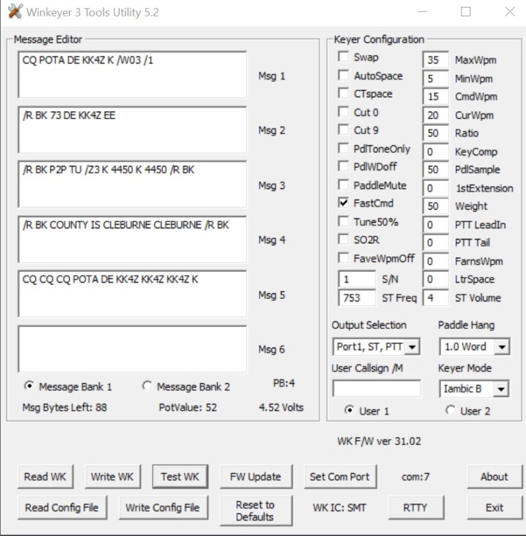 K1EL Keyers – KK4Z